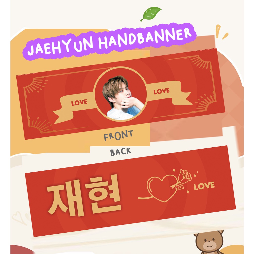 Jual [NCT] HANDBANNER KPOP I JAEHYUN I HANDBANNER NCT I KPOP STUFF NCT ...