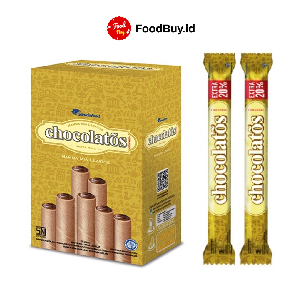 Jual Chocolatos Grande Chocolate Wafer Stick 16 gr | Shopee Indonesia