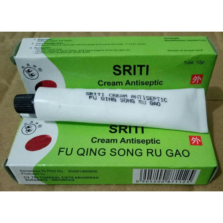 Jual Salep Sriti Cream Antiseptik Tub 10grm Original | Shopee Indonesia