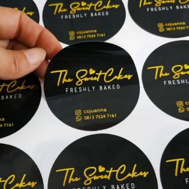 Jual Cetak Only! Custom Sticker A3+ Bahan Bontax, Vinyl & Transparan ...