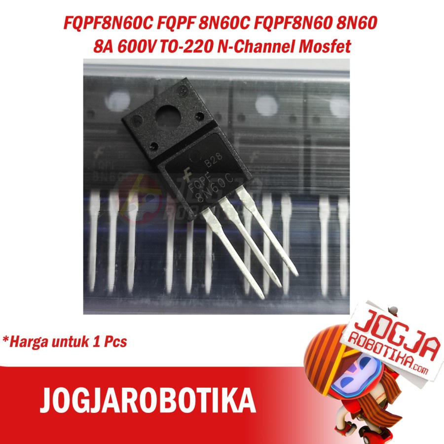 Jual FQPF8N60C FQPF 8N60C FQPF8N60 8N60 8A 600V TO-220 N-Channel Mosfet | Shopee Indonesia