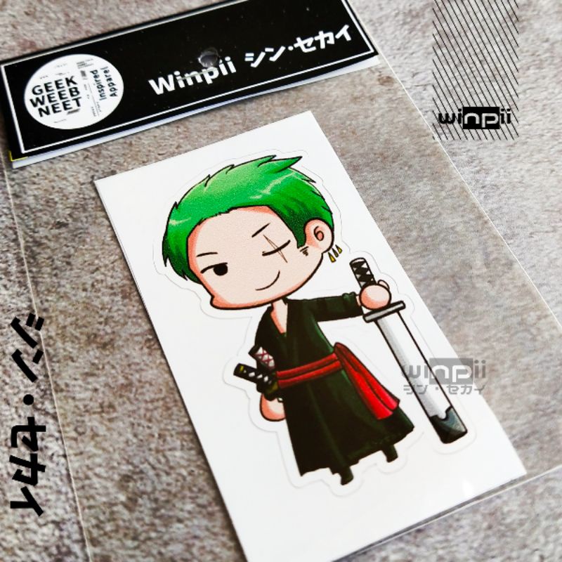 Jual Stiker / Sticker Roronoa Zoro Anime One Piece | Shopee Indonesia
