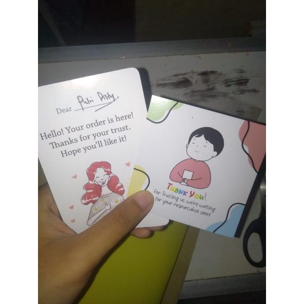 Jual Stiker dan Thx card | Shopee Indonesia