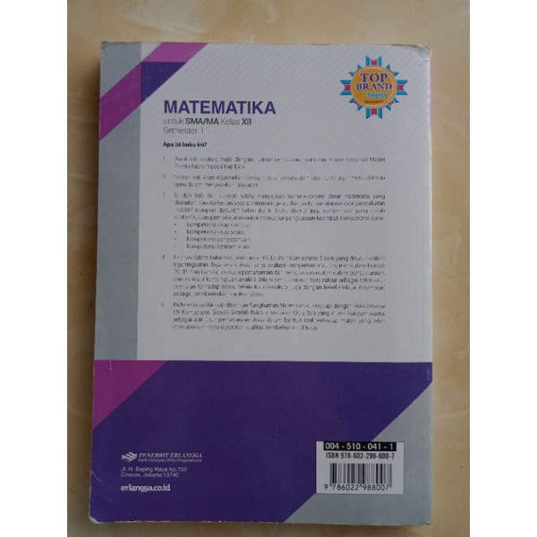 Jual Matematika Wajib Semester 1 Kelas 12 | Shopee Indonesia