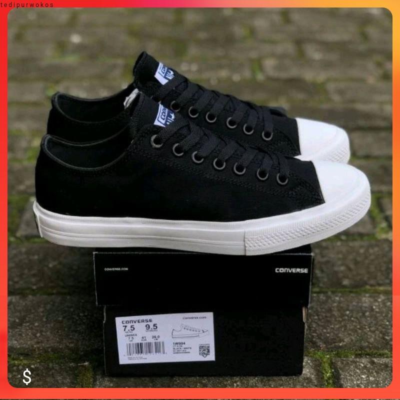 Jual Sepatu Converse 70s All Star Hitam CT Polos | Shopee Indonesia