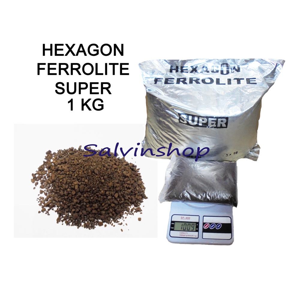 Jual PASIR AKTIF HEXAGON FERROLITE SUPER 1KG | Shopee Indonesia