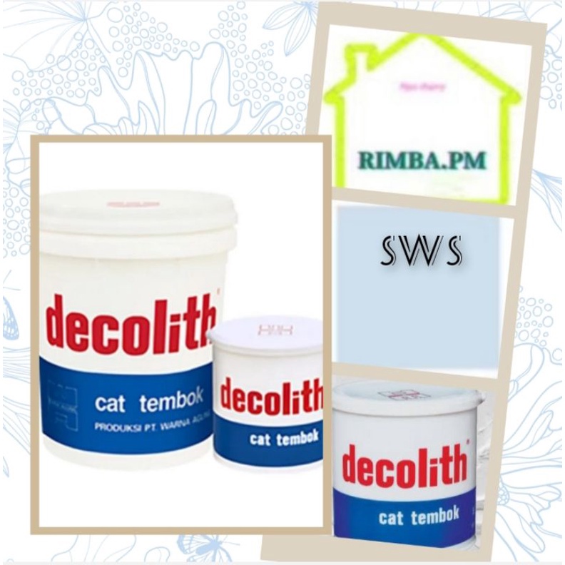 Jual Cat Tembok Interior Decolith SWS 25 Kg/ Pail | Shopee Indonesia
