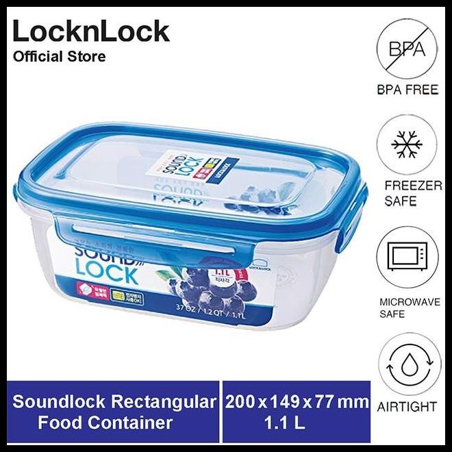 Jual Starlight Outlets | Locknlock Soundlock Food Container Rectangular ...