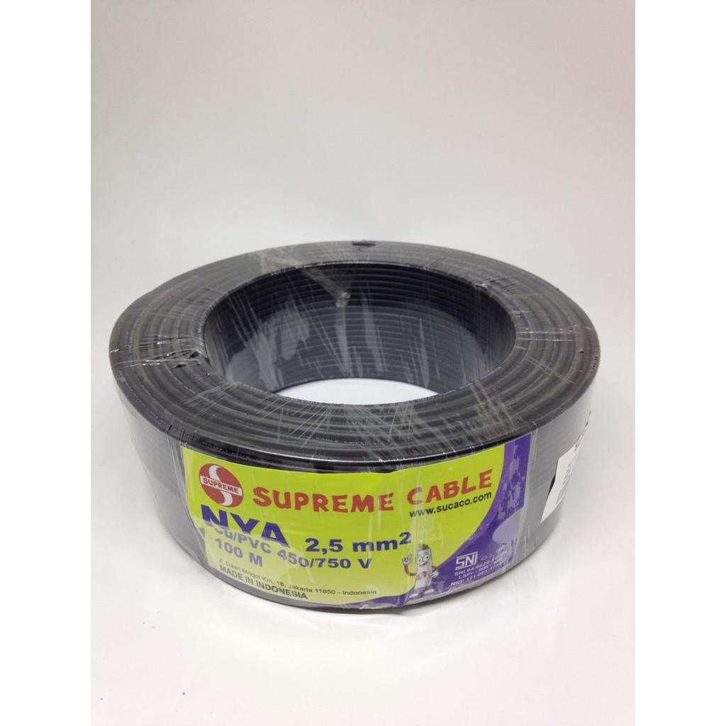 Jual Kabel NYA 2.5mm Merk Supreme (100 Meter) | Shopee Indonesia
