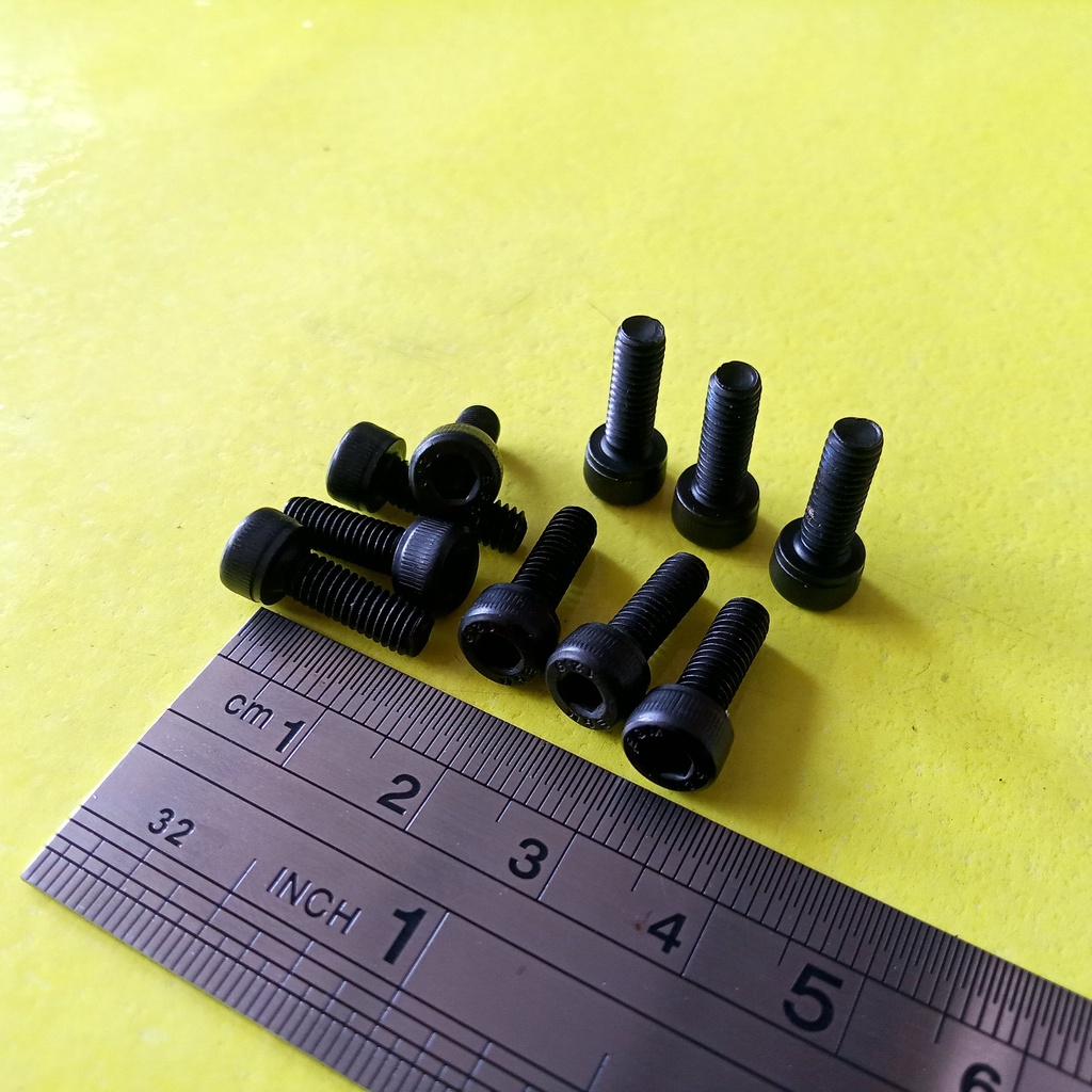 Jual BAUT L BAJA PANJANG 1.2CM / 1.2 CM M4 X 12 / BAUT M4 / BAUT 7 ...