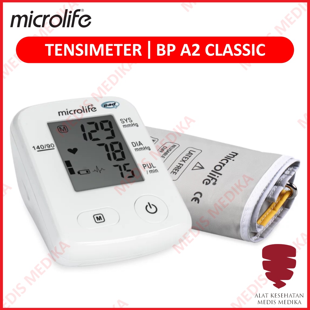 Jual Tensimeter Digital Microlife BP A2 Classic Alat Ukur Cek Tekanan ...