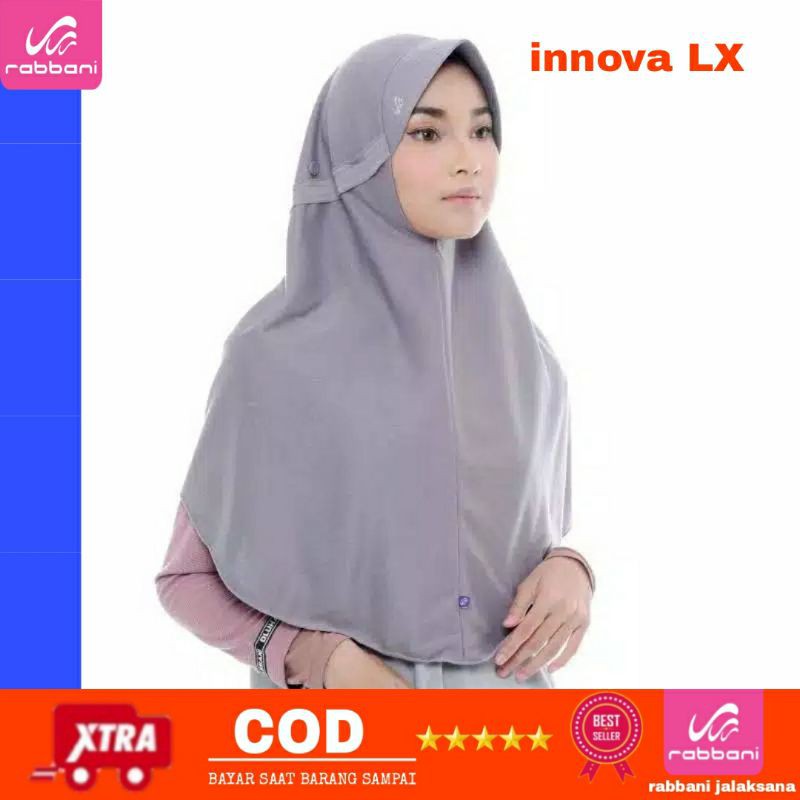 Jual KERUDUNG RABBANI INNOVA LX ORI (SERUT TERTUTUP), Bagian Serut tertutup, Rabbani Murah dan ...