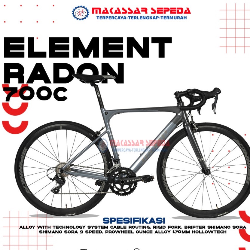 Jual SEPEDA BALAP CAMP RADON ALLOY 9 SPEED UBRAKE | Shopee Indonesia