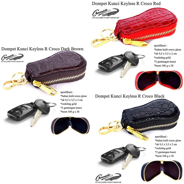 Jual Dompet gantungan kunci mobil keyless r croco | Shopee Indonesia