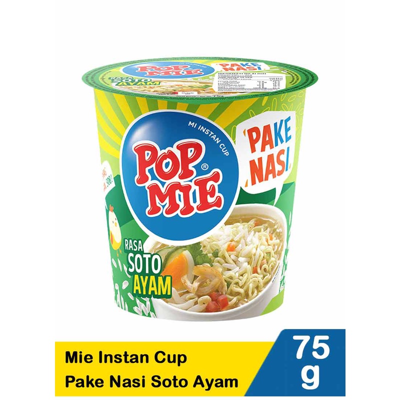 Jual Pop Mie Mi Instan Pake Nasi Soto Ayam 75G | Shopee Indonesia