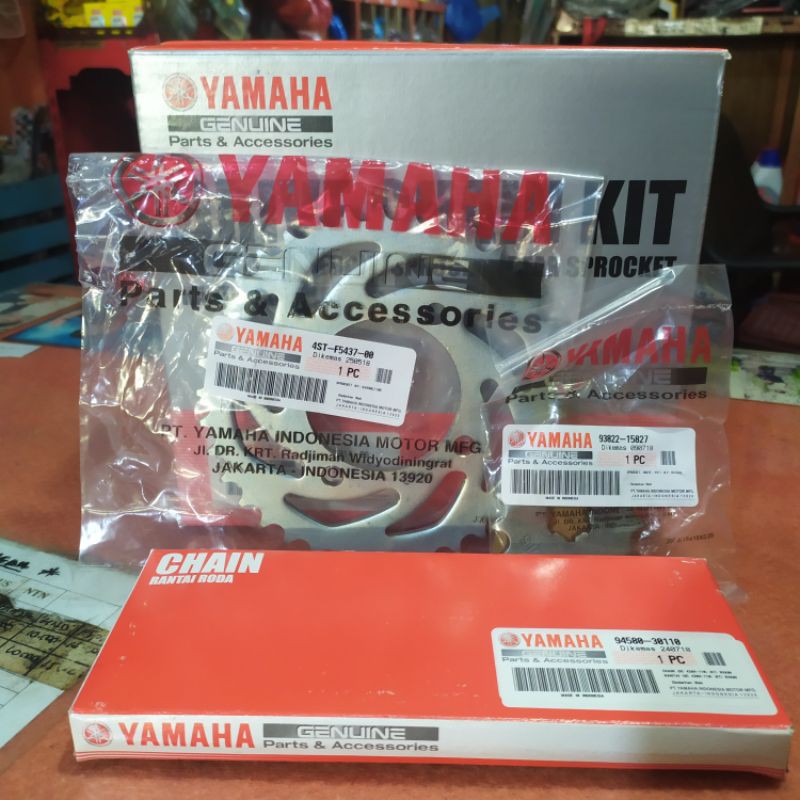 Jual 4ST-WE01A-B0 GEAR SET YGP RXK RX-KING RX-SPESIAL RXS ASLI YAMAHA ...