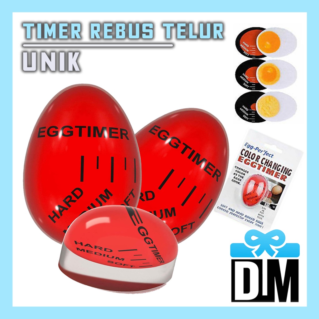 Jual Timer Rebus Telur Rubah Warna Boiled Egg Timer Color Changing ...
