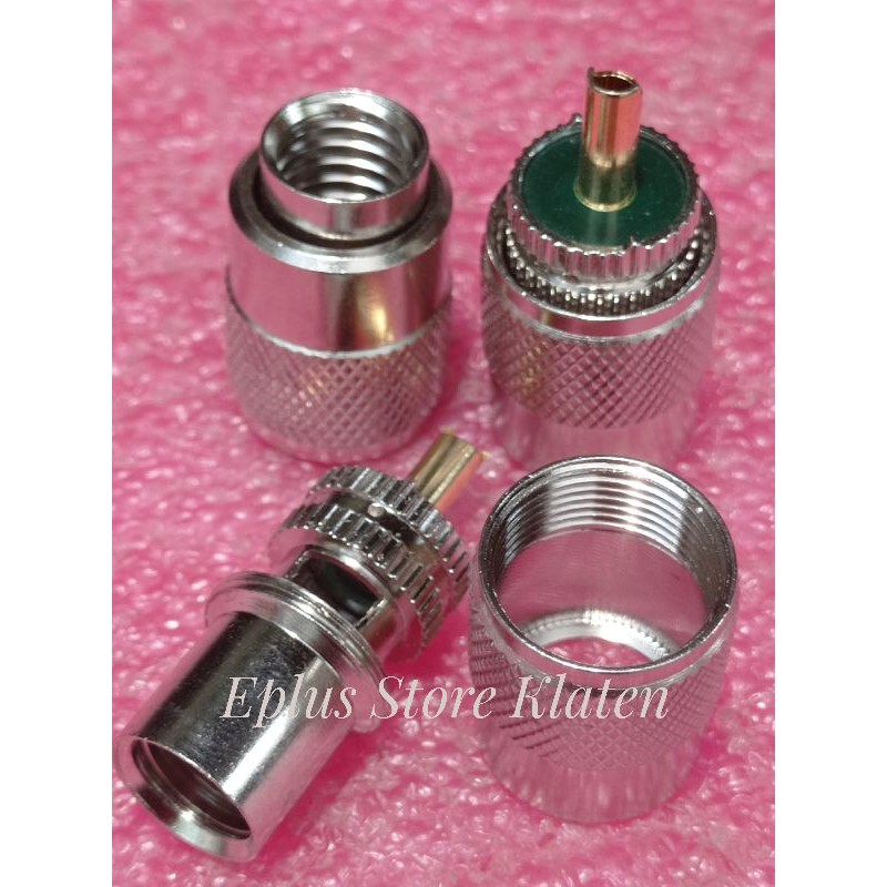 Jual Konektor Rg 8 PL male green baklit connektor rg8 pl259 PL 259 -KN086 | Shopee Indonesia