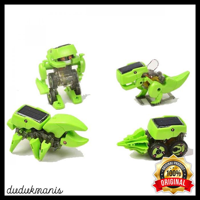 Jual DH478 4 in 1 Mainan Robot Dengan Sel Surya Solar Panel DIY Toys ...