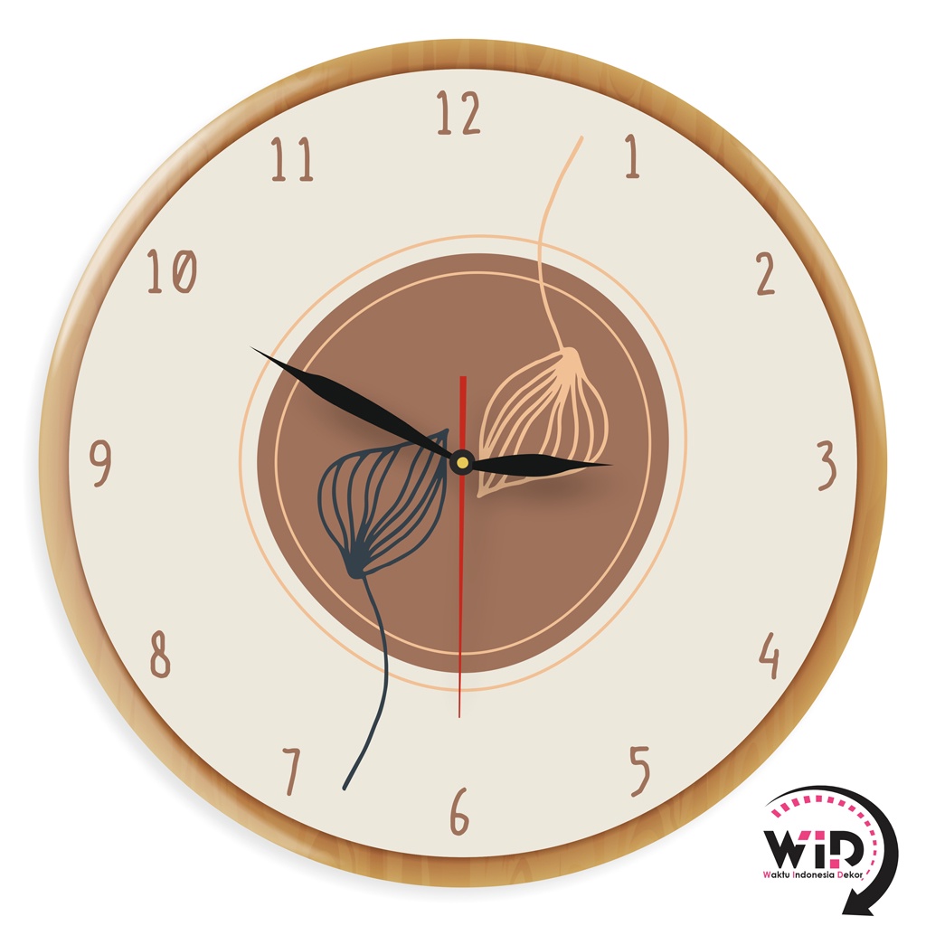 Jual Jam Dinding Klasik Vintage Unik Pajangan Ruang Tamu Minimalis Vas ...