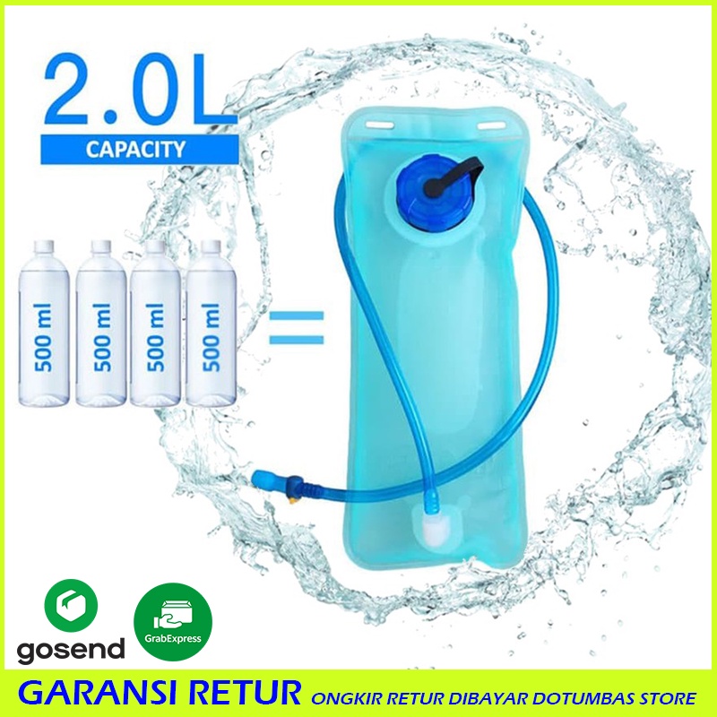 Jual Water Bladder 1,5 Liter 2 Liter Kantong Air Minum 1,5L 2L Tas ...