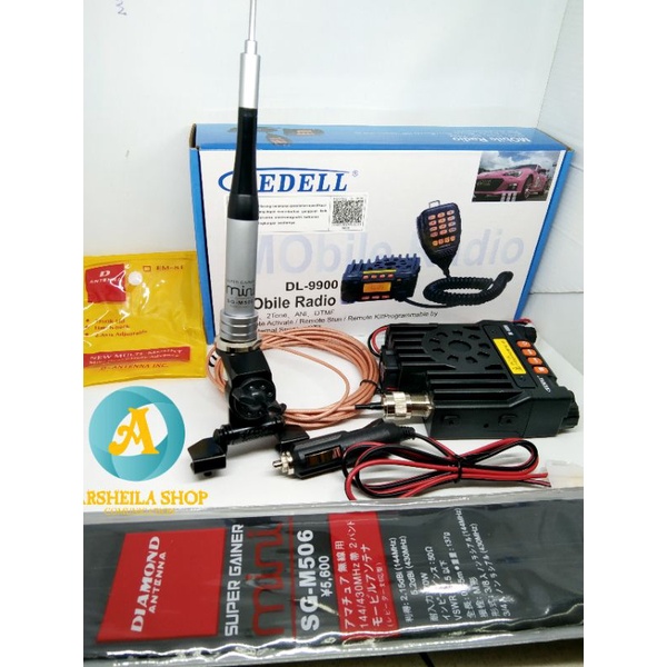 Jual Paket Radio rig mini komplit 1 set dual band tinggal pasang ...