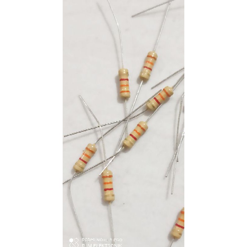 Jual resistor 3k3 1/2w per 10 pcs | Shopee Indonesia