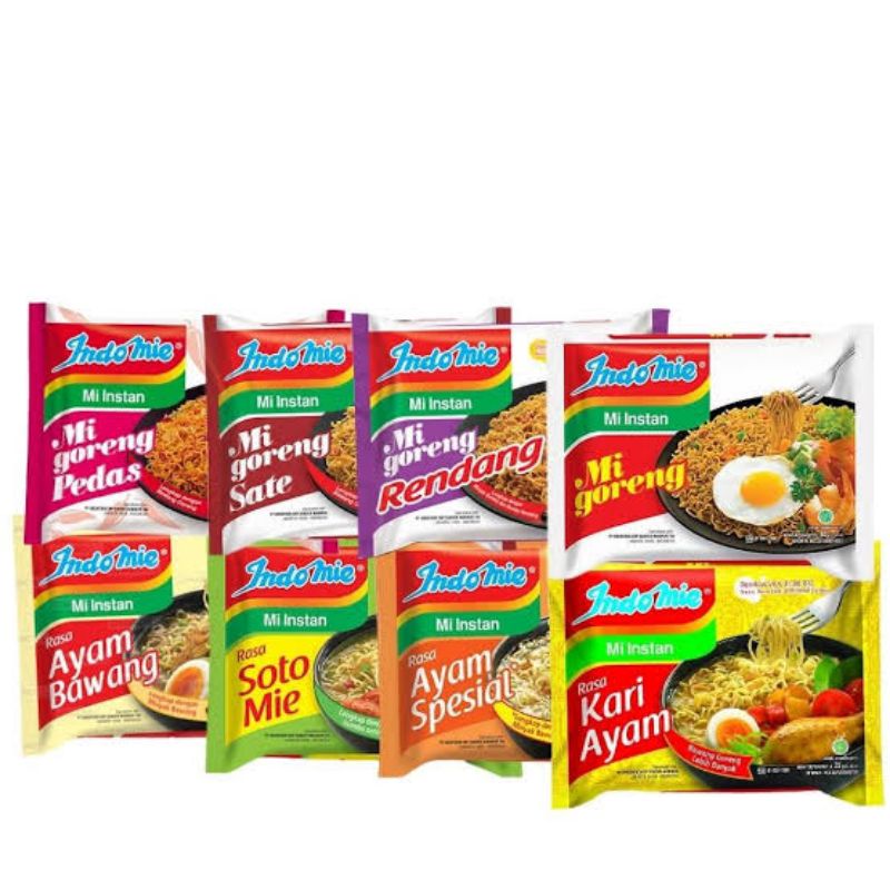 Jual INDOMIE SEMUA RASA / Indomie Goreng / Indomie Kari / Indomie Kare ...