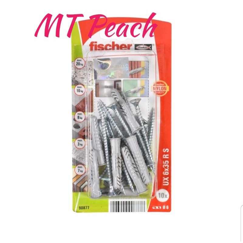 Jual FISCHER SET SEKRUP NYLON 6x35mm | Shopee Indonesia