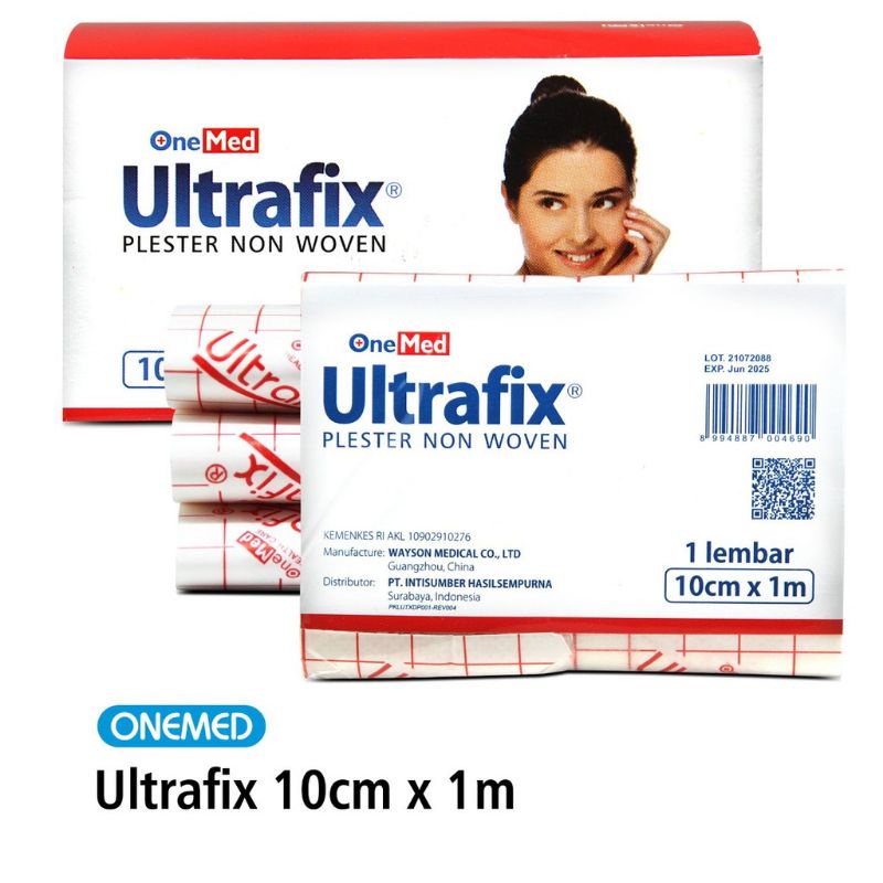 Jual ULTRAFIX ONEMED 10 CM X 1 M PLESTER PENUTUP LUKA | Shopee Indonesia