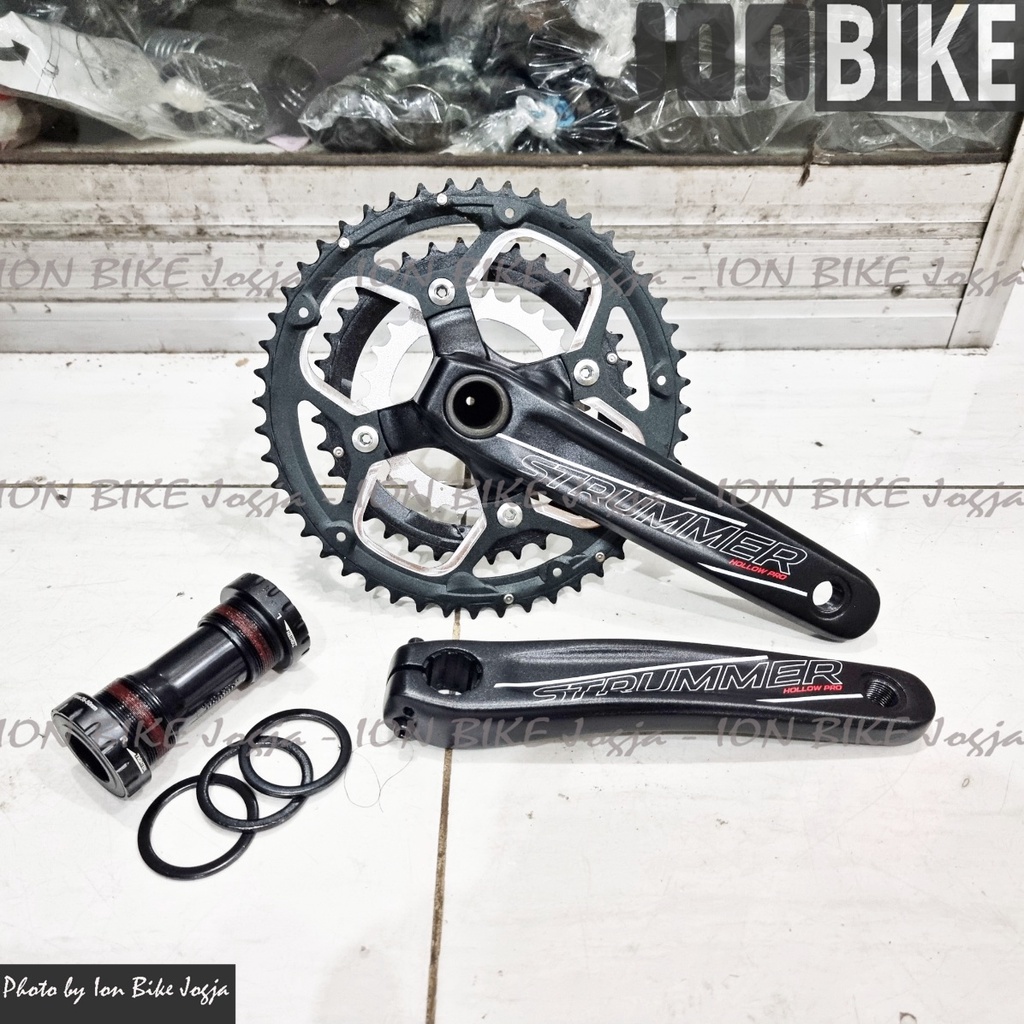 Jual Crank Strummer PRO 48 36 26 T Hollowtech 2 HT2 Crankset Sepeda MTB ...