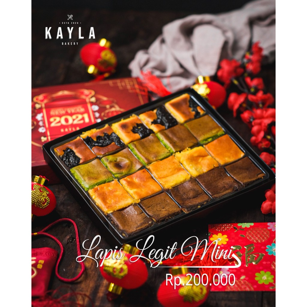 Jual [KAYLA BAKERY} Lapis Legit Mini 20 Sekat | Shopee Indonesia