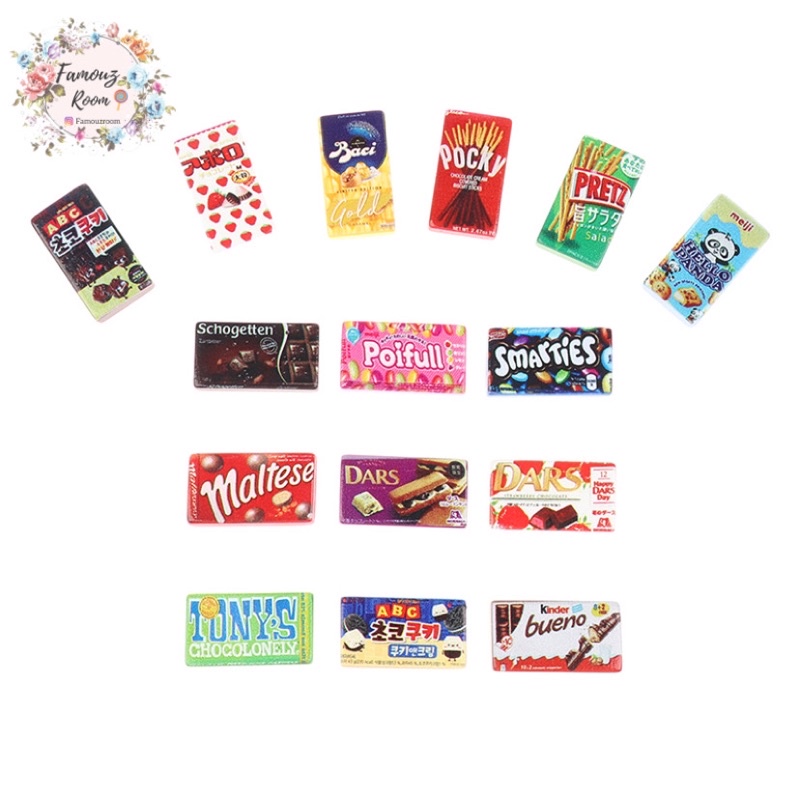 Jual Miniatur Makanan Ringan 1:6 - Miniatur Snack - Miniatur Pocky ...