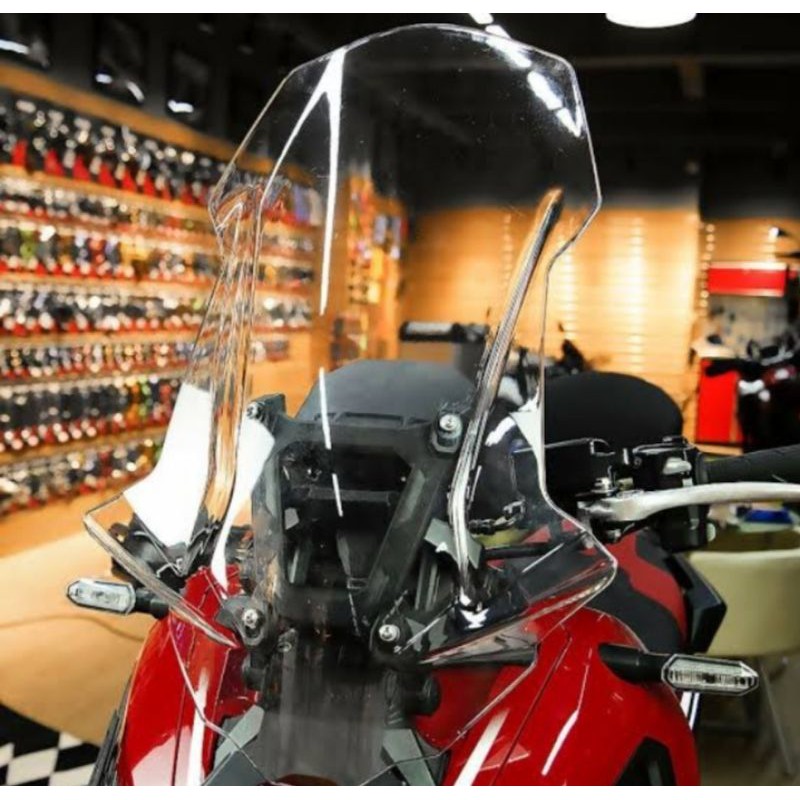 Jual WINDSHIELD VISOR ADV MODEL X ADV TINGGI 65CM TEBAL 4MM | Shopee ...