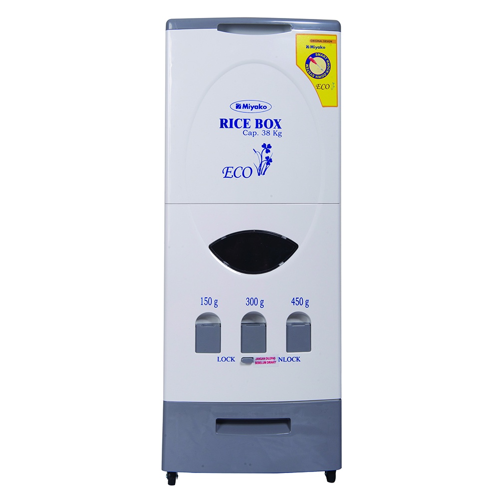 Jual RICE BOX MIYAKO TB-38 TEMPAT BERAS 38 LITER KUAT TAHAN AIR TB 38 ...
