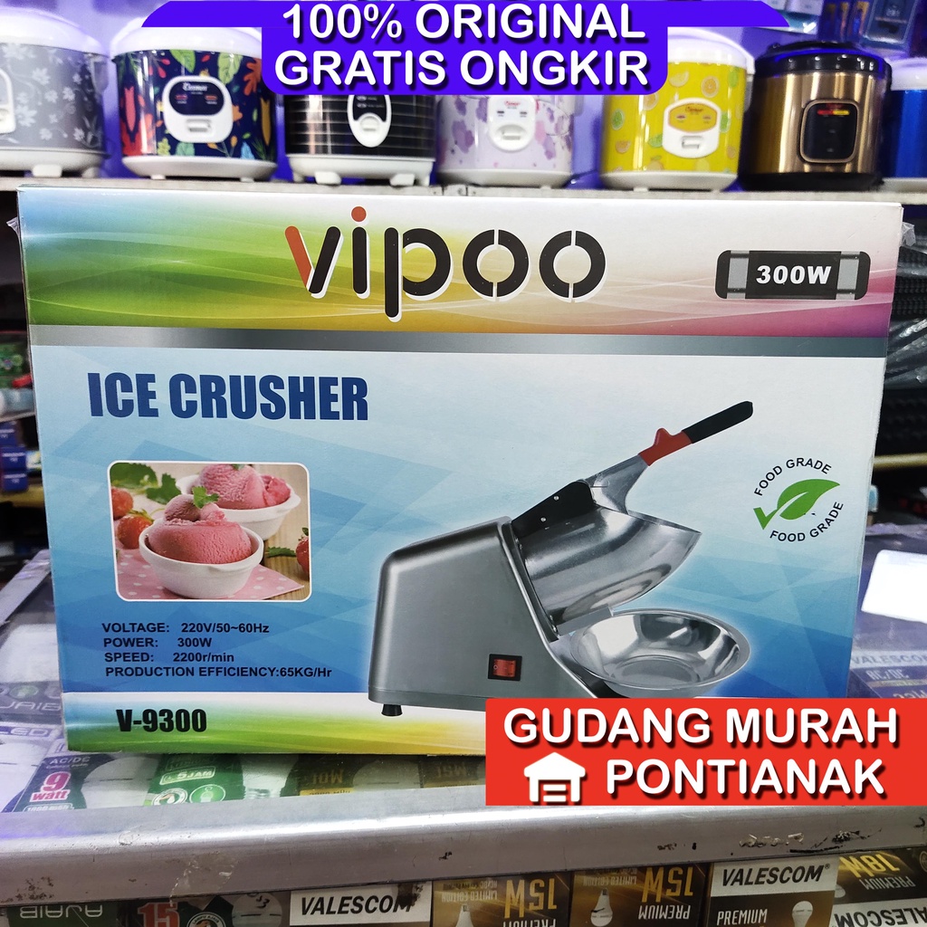 Jual Mesin Pemarut Serut Es Parut parutan Batu mesin ice crusher 2 mata ...