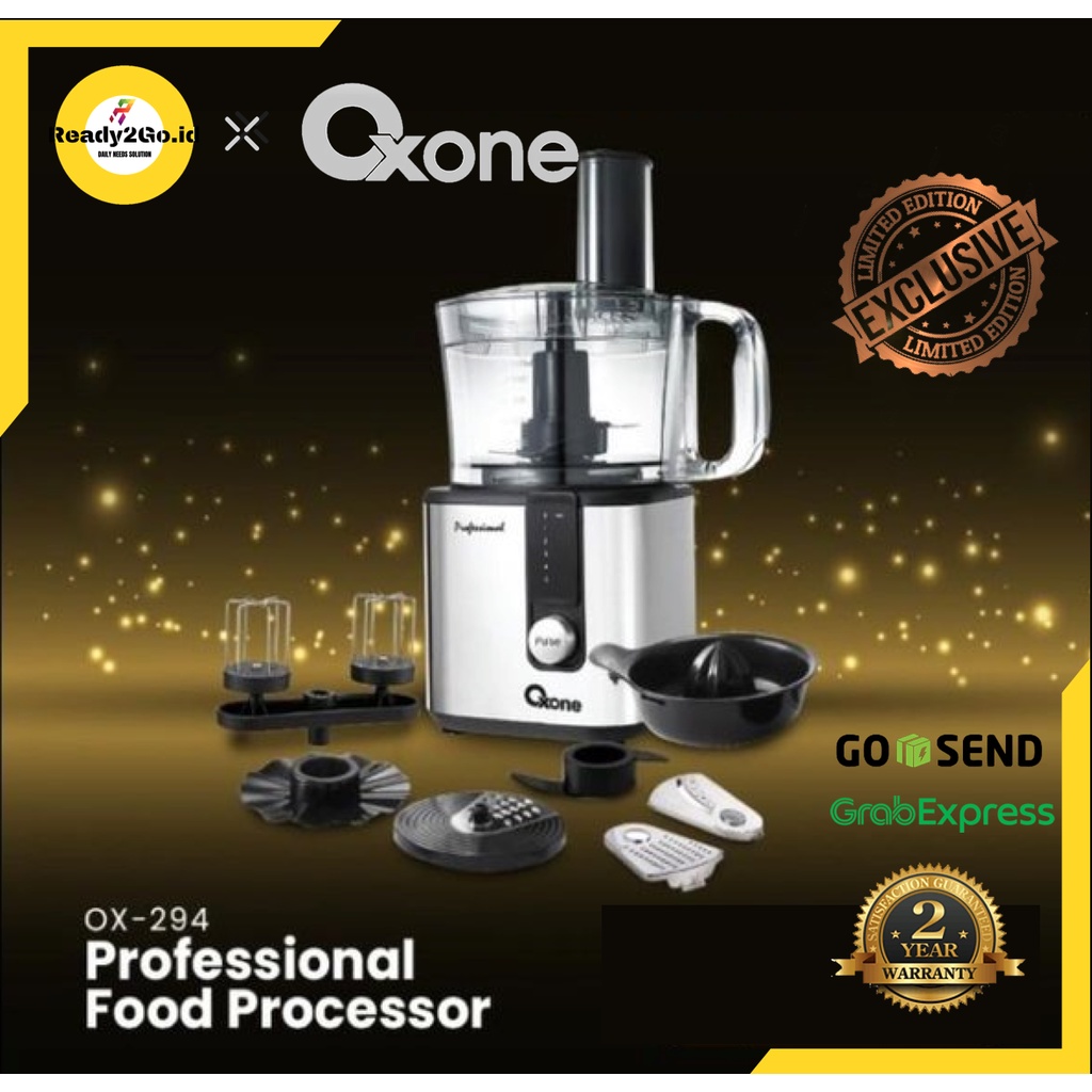 Jual OXONE PROFESSIONAL FOOD PROCESSOR OX-294 / Blender Makanan 2L ...
