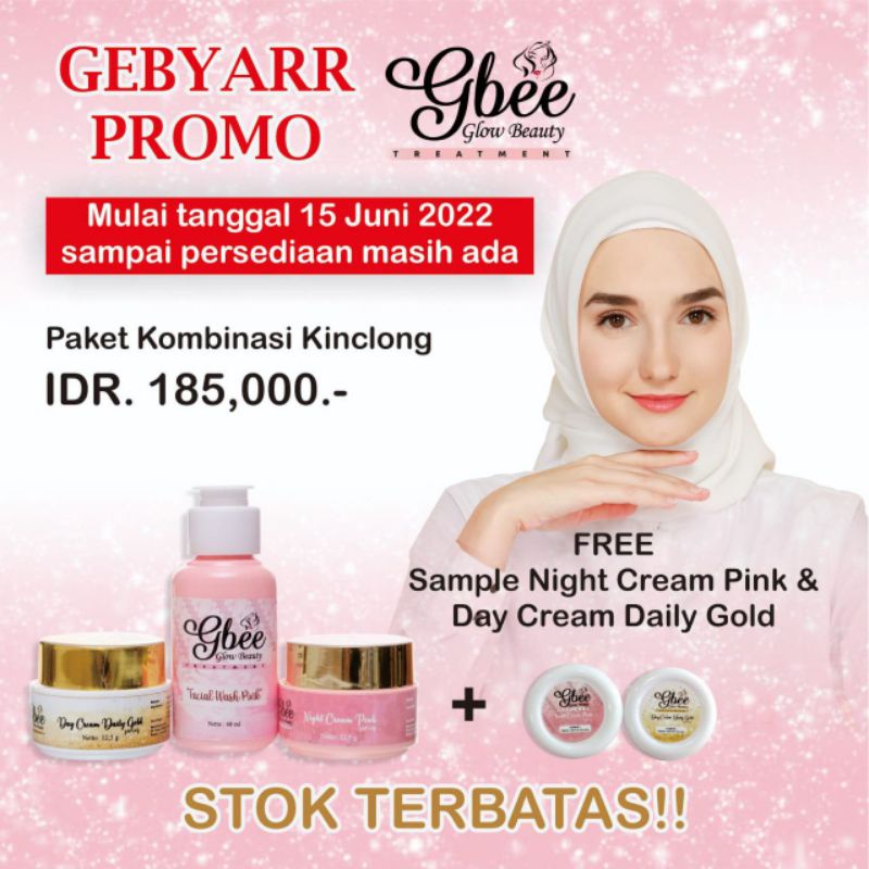Jual FREE SAMPLE GRATIS 1 PAKET GBEE GLOWBEAUTY | Shopee Indonesia
