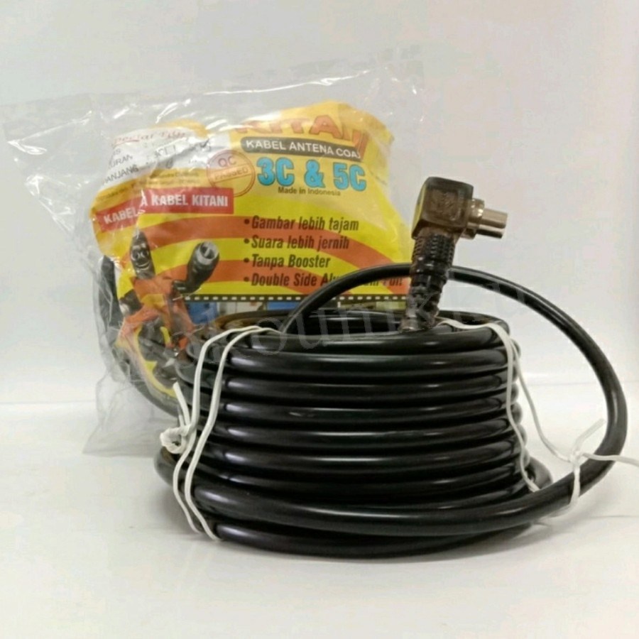 Jual KABEL ANTEN TV 5C KITANI 10 METER | Shopee Indonesia
