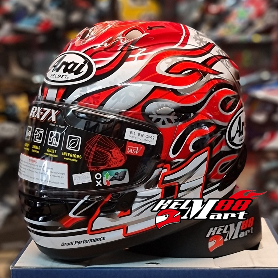 Jual Arai RX-7X HAGA GP Helm Arai Full Face Arai RX7X Original | Shopee Indonesia
