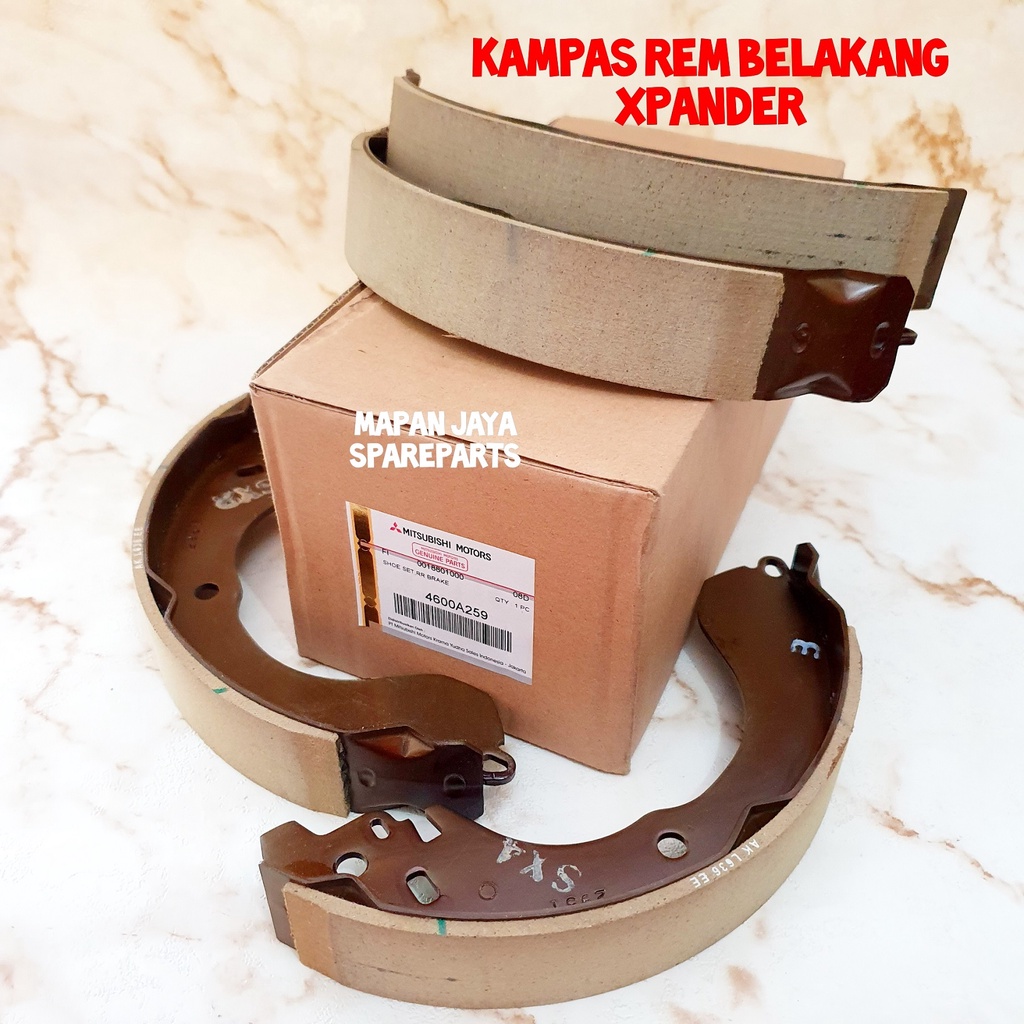 Jual ORI BRAKE SHOE - KAMPAS REM BELAKANG XPANDER EXPANDER (MITSUBISHI KRAMA YUDHA) | Shopee ...