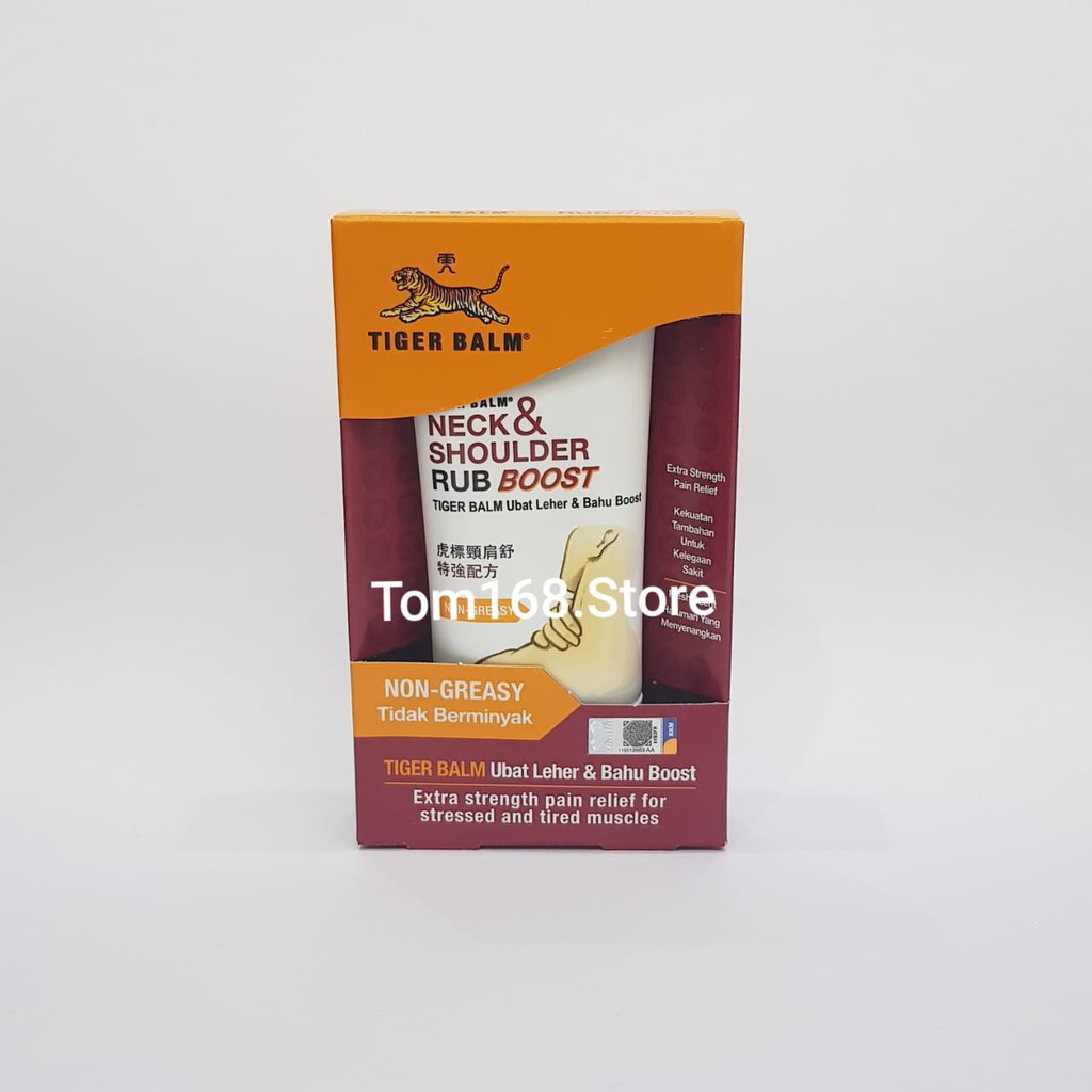Jual TIGER BALM NECK & SHOULDER RUB BOOST | Shopee Indonesia