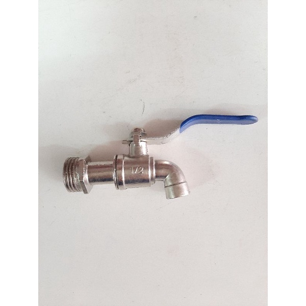 Jual Keran air tembok besi 1/2" inch kran air gagang panjang | Shopee Indonesia