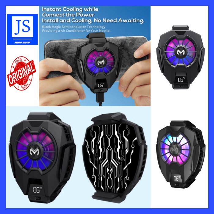 Jual MEMO ORIGINAL DL05 Fancooler Radiator Pendingin HP RGB LIGHT NEW VER | Shopee Indonesia