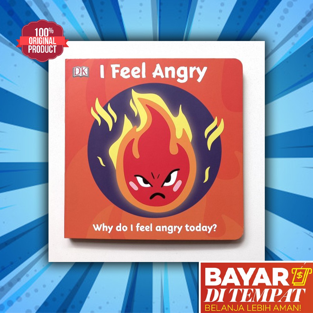 Jual Buku Anak Import - Buku Balita- First Emotions: I Feel Angry Board ...