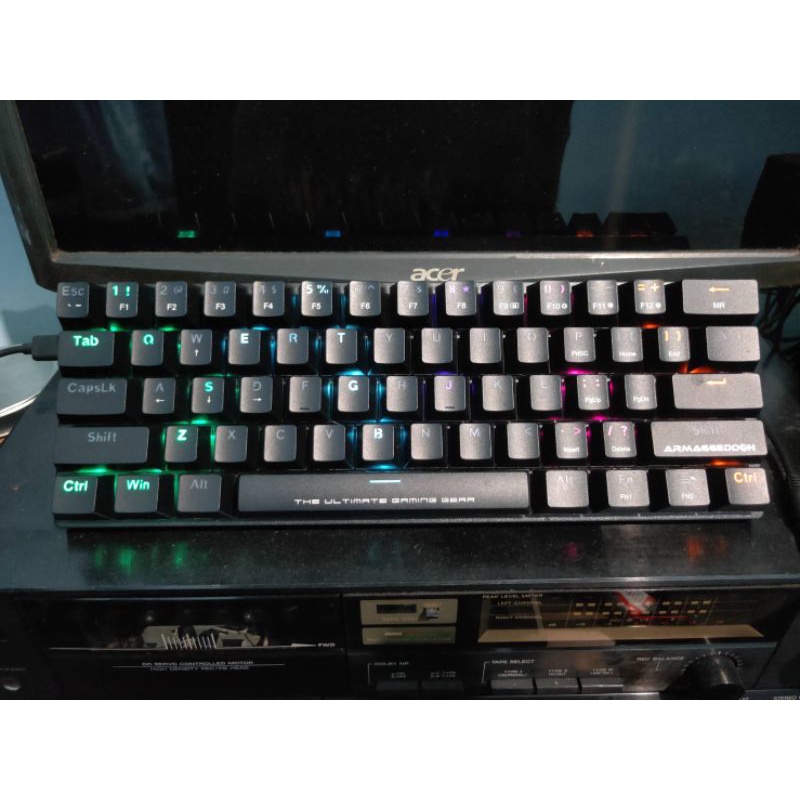 Jual Keyboard Mechanical Armagedon MKA-61C | Shopee Indonesia