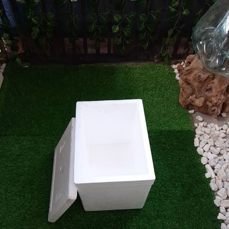 Jual styrofoam box 5kg box ikan, box minuman es, box tebal merk KCK ...
