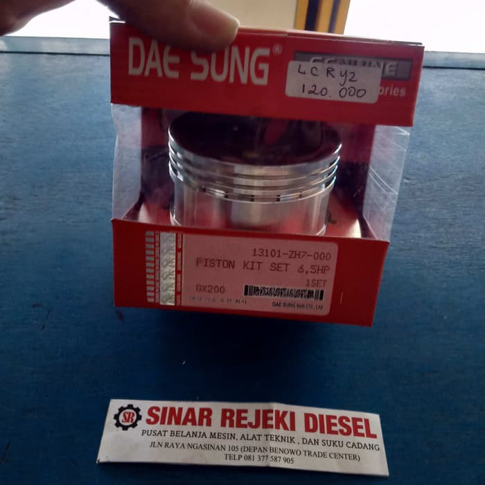 Jual Piston Kit Seker Seher Torak Set Mesin GX200 Standar DaeSung Dae Sung | Shopee Indonesia
