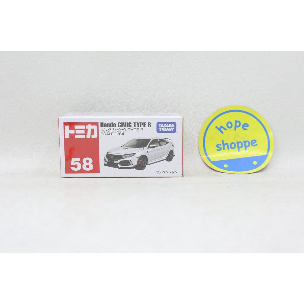 Jual Tomica Regular 58 Honda Civic Type R Putih White Takara Tomy Diecast Original Miniatur ...