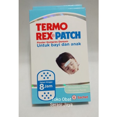 Jual Termorex Patch 8 Jam Bayi & Anak Plester Kompres Penurun Panas ...
